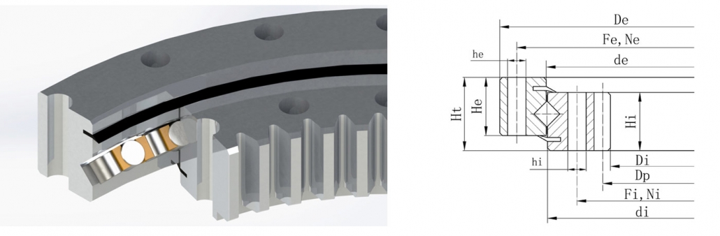 Cross Roller Slewing Bearing, Industrial Slewing bearing Solutions. | LDB